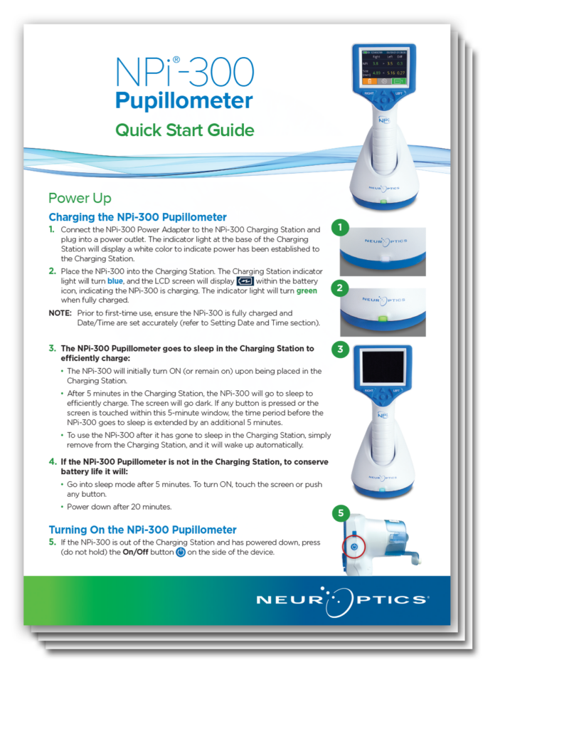 NPi®-300 Pupillometer Resources - NeurOptics