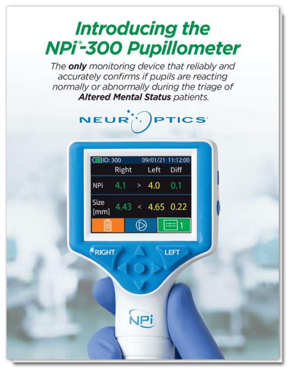 NPi®-300 Pupillometer Resources - NeurOptics